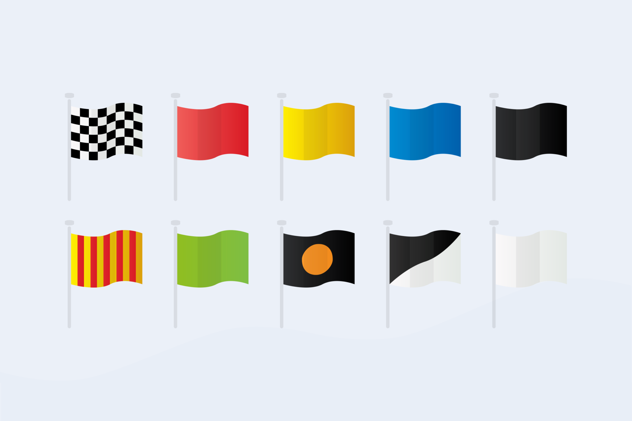 Wat betekenen de Formule 1 vlaggen? | Holland Vlaggen